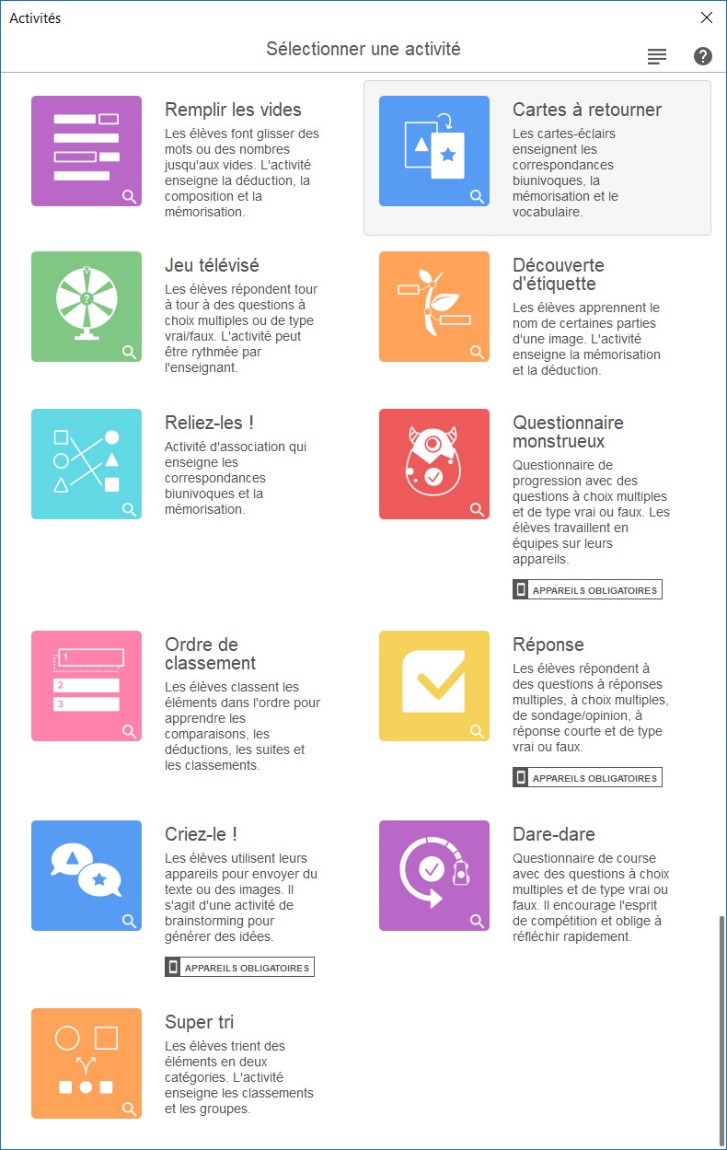 Nouvelle version du logiciel interactif SMART Notebook