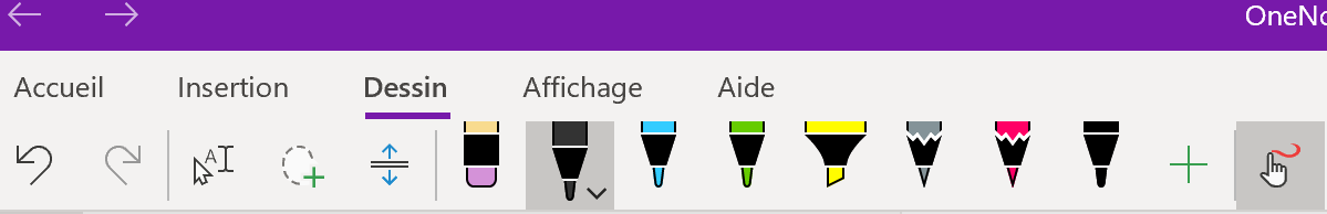 Créer et modifier ses notes sur OneNote en mode tactile