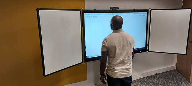 Écran interactif Easypitch de 65 pouces pour le Groupe Candriam